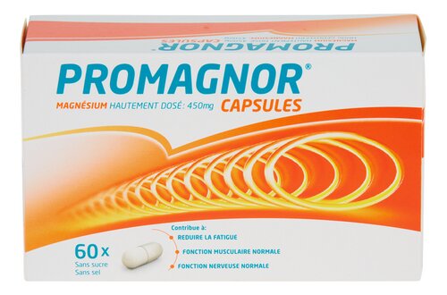 PROMAGNOR Magnésium 450mg capsules commander | Colruyt