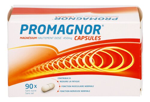 PROMAGNOR Magnésium 450mg capsules commander | Colruyt