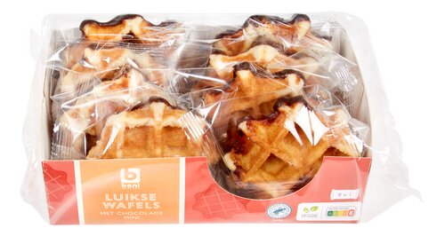 BONI Luikse wafels mini Cacaofant. bestellen | Colruyt