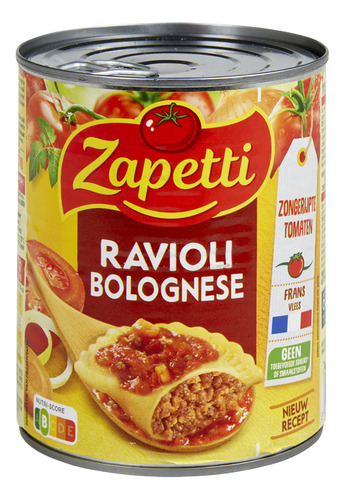 ZAPETTI ravioli bolognese blik bestellen | Colruyt