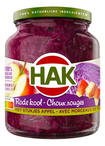 HAK rode kool met stukjes appel | Colruyt