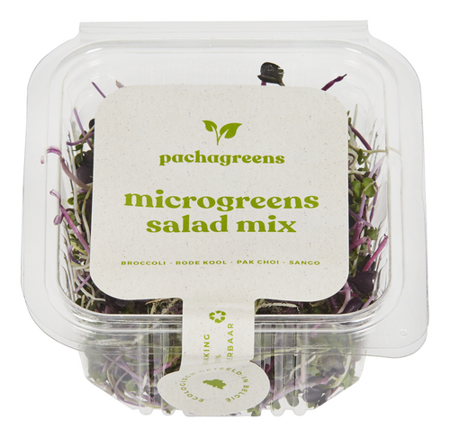 PACHAGREENS Microgroenten salade mix | Bio-Planet, jouw biosupermarkt