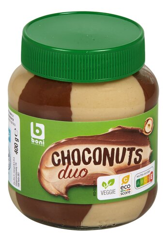BONI chocopasta hazelnoot duo | Colruyt