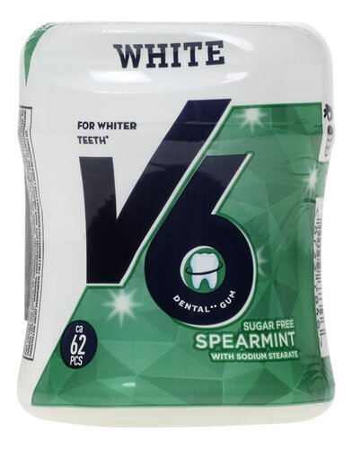 V6 WHITE Chewing-gum White Spearmint commander | Colruyt