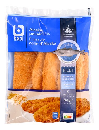 BONI Alaska pollak graatl.5st MSC bestellen | Colruyt