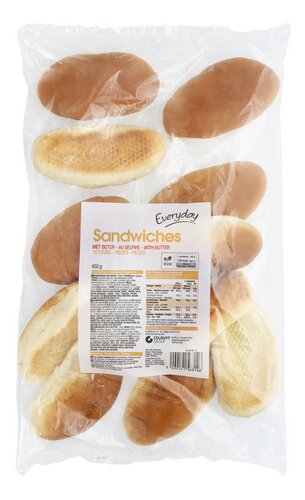 EVERYDAY sandwiches au beurre commander | Colruyt