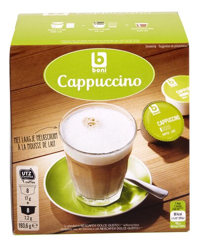 BONI Cappuccino caps UTZ | Colruyt