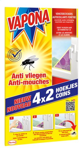 VAPONA antimouches stickers fenêtre commander | Colruyt