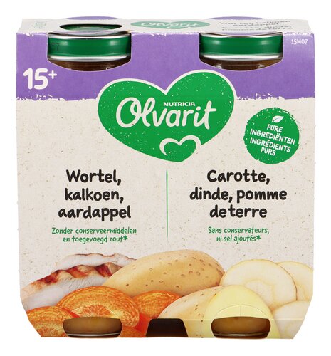 OLVARIT wortel kalkoen 15m+ bestellen | Colruyt
