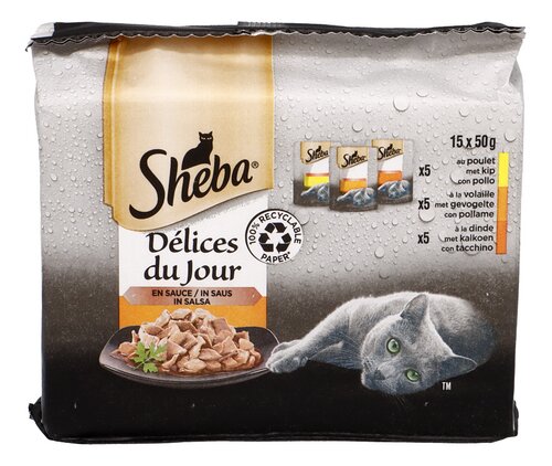 SHEBA mini gevogelte pouch bestellen | Colruyt