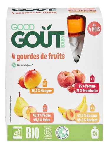 GOOD GOUT multipack knijpfrui.Bio | Bio-Planet, jouw biosupermarkt