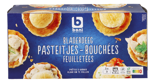 BONI bladerdeeg pasteitjes 6st bestellen | Colruyt