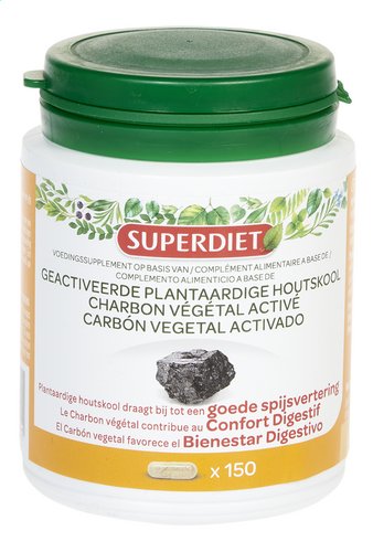 SUPER DIET plantaardige houtskool | Bio-Planet, jouw biosupermarkt