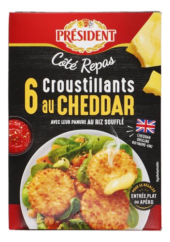 PRÉSIDENT crispy cheddar commander | Colruyt