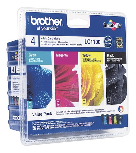 BROTHER LC1100 val.pack bestellen | Colruyt