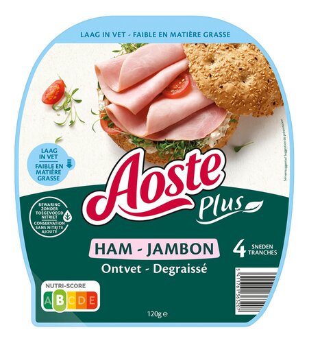 AOSTE PLUS jambon cuit dégraissé | Colruyt