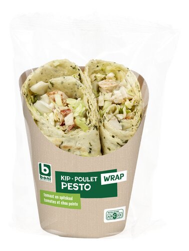 BONI Wrap poulet pesto commander | Colruyt