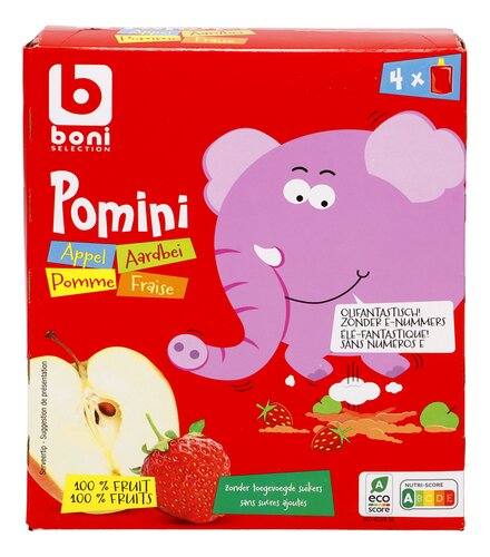 BONI Pomini comp. pommes & fraises commander | Colruyt