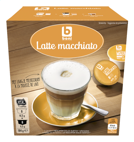 BONI Latte macchiato caps UTZ | Colruyt