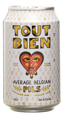 TOUT BIEN Av. Belgian pils 5,2% can | Colruyt