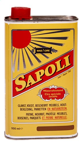 SAPOLI wasbare boenwas bruin bestellen | Colruyt