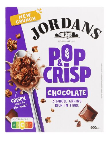 JORDANS Pop & Crisp Chocolate commander | Colruyt