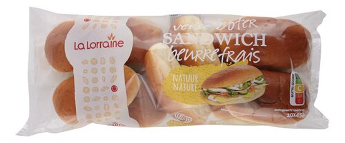 LA LORRAINE sandwiches au beurre commander | Colruyt