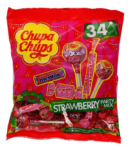 CHUPA CHUPS Party Mix Strawberry commander | Colruyt