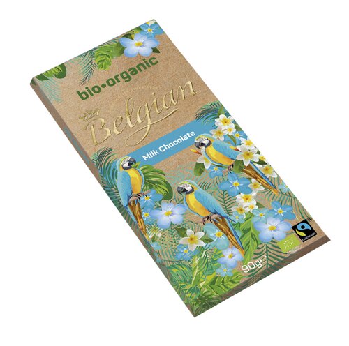 THE BELGIAN tablet chocolad.melk bio | Bio-Planet, jouw biosupermarkt