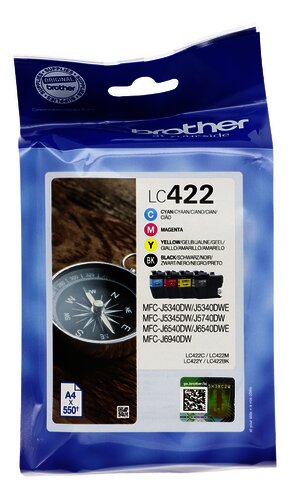BROTHER LC422VAL zwart + kleuren bestellen | Colruyt