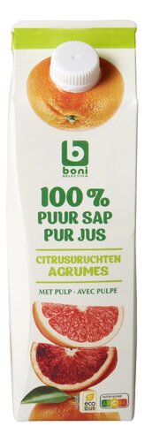 BONI fruitsap 3 citrus pulp brik bestellen | Colruyt