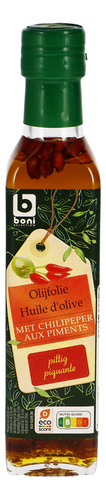 BONI huile d'olive piments chili commander | Colruyt