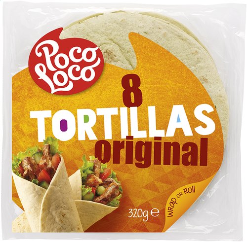 POCO LOCO tortillas Mexicaans 8st bestellen | Colruyt