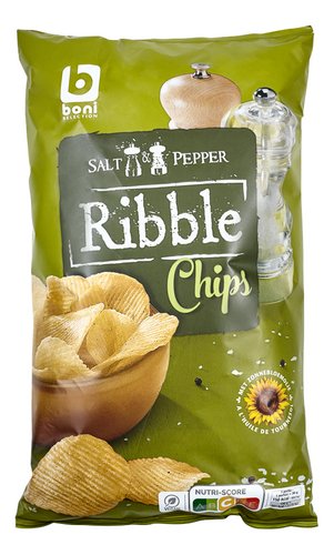 BONI Ribble Chips Salt&Pepper | Colruyt