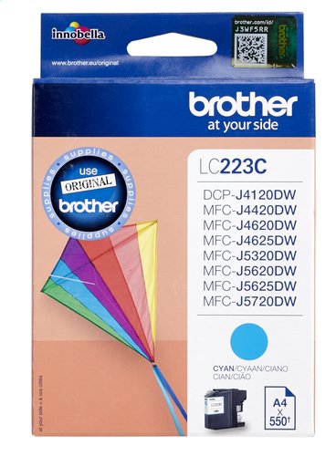 BROTHER LC223 cyaan bestellen | Colruyt