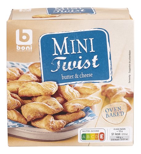 BONI mini twist Butter&Cheese bestellen | Colruyt