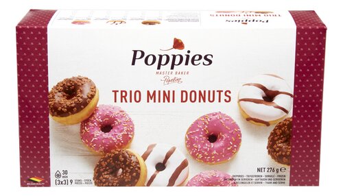 POPPIES mini trio donuts bestellen | Colruyt