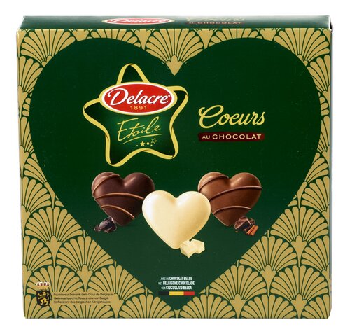 DELACRE Etoile Coeurs Choco commander | Colruyt