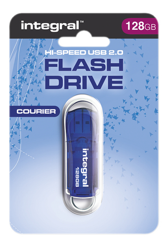 INTEGRAL USB 2.0 Courier blauw 128GB bestellen | Colruyt