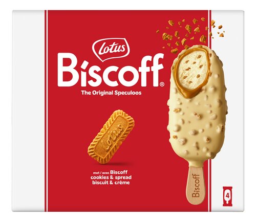 LOTUS BISCOFF ijs witte cho stick bestellen | Colruyt