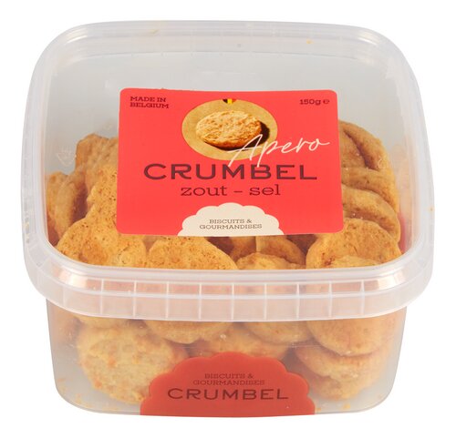 CRUMBEL aperitiefkoekje zout | Colruyt