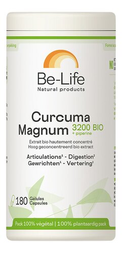 BE-LIFE curcuma 3200 magnum Bio | Bio-Planet, jouw biosupermarkt