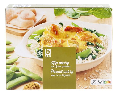 BONI kip curry rijst groenten | Colruyt