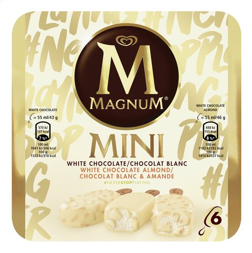 MAGNUM mini White Chocolat&Almond | Colruyt