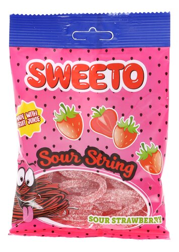 SWEETO Sour String Strawberry commander | Colruyt