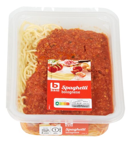 BONI spaghetti bolognaise commander | Colruyt