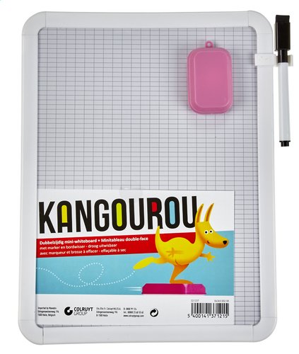 KANGOUROU mini-whiteboard+stift+duster bestellen | Colruyt