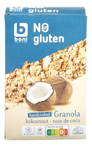 BONI granola kokosnoot glutenvrij bestellen | Colruyt