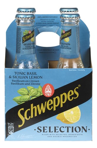 SCHWEPPES Basil en Sicilian lemon bestellen | Colruyt