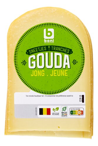 BONI Belg. gouda jeune 5 tranches commander | Colruyt
